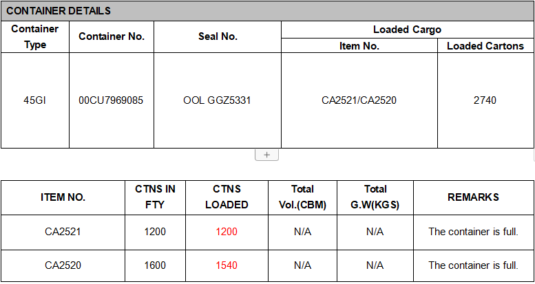 Container Loading Supervision Report - China Inspection Services- China ... Container Loading Supervision Report - China Inspection Services- China ...